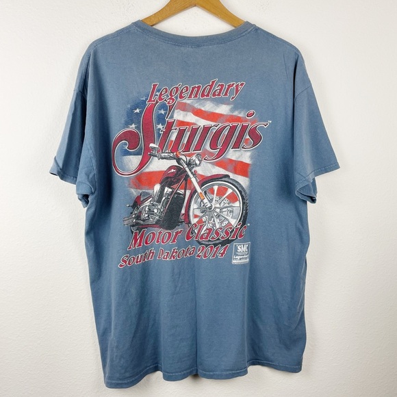 Vintage | Tops | Vintage Sturgis 24 Bike Rally Shirt | Poshmark